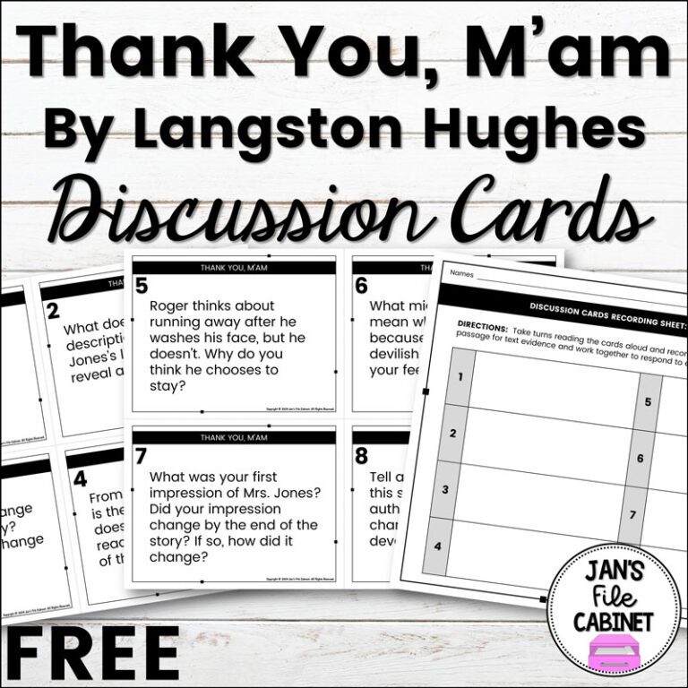 Thank You, M'am by Langston Hughes: Character, Plot, and Theme - Jan's ...